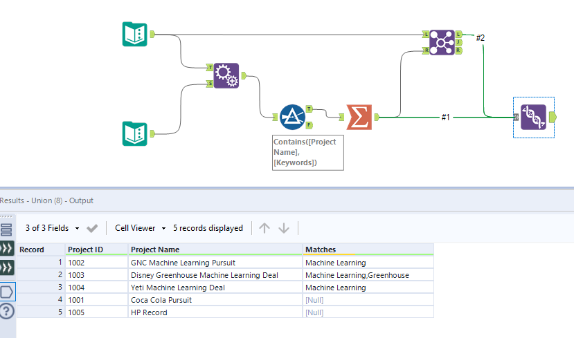 Compare values from one column with another? - Alteryx Community