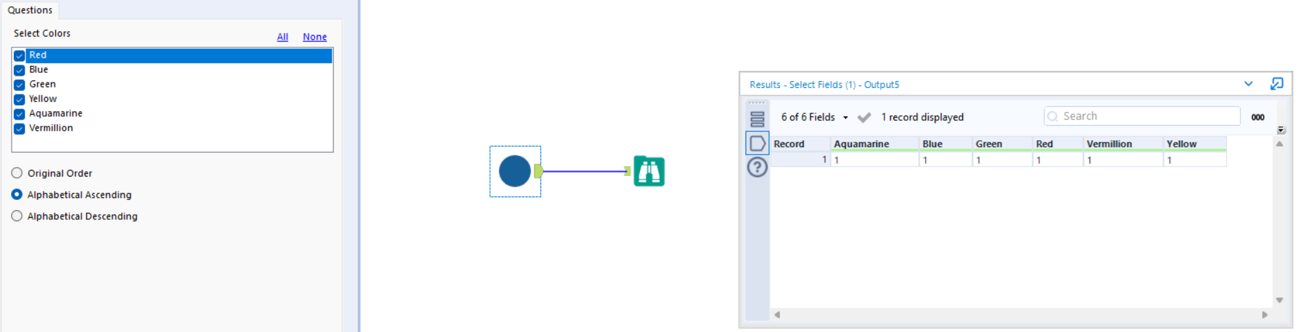 Solved: Selecting fields from a workflow based on fields s... - Alteryx Community