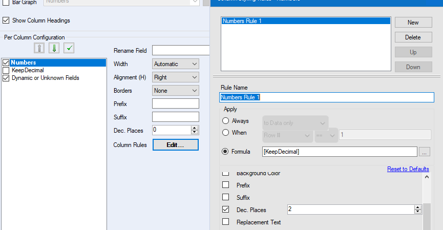 Solved: Render tool number formats by row - Alteryx Community