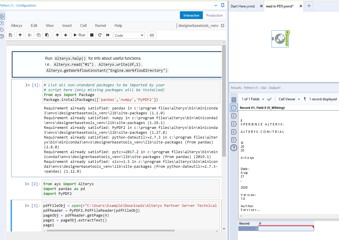 PDF to Text - Alteryx Community