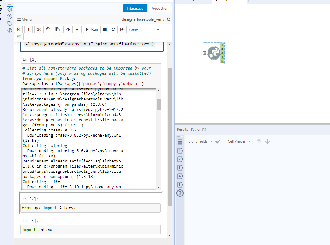 Alteryx python error: Could not find a version tha... - Alteryx Community