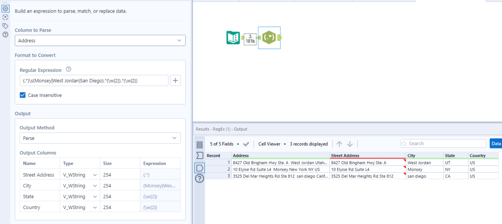 Parse address field - Alteryx Community