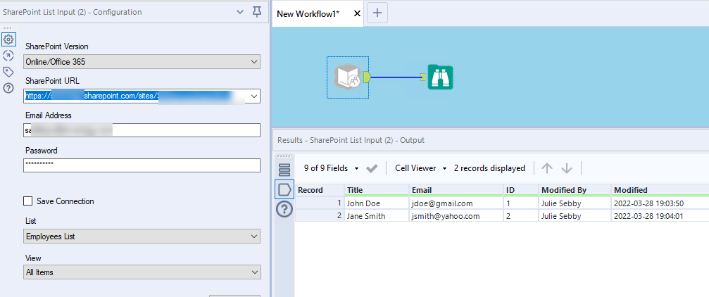 What To Do When An Alteryx Sharepoint List Input T Alteryx Community