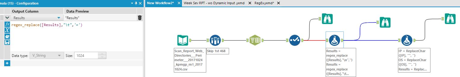 Solved: Removing embedded tabs - Alteryx Community