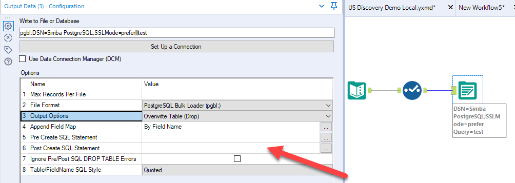 Faster pgadmin Bulk Loader Update ? - Alteryx Community