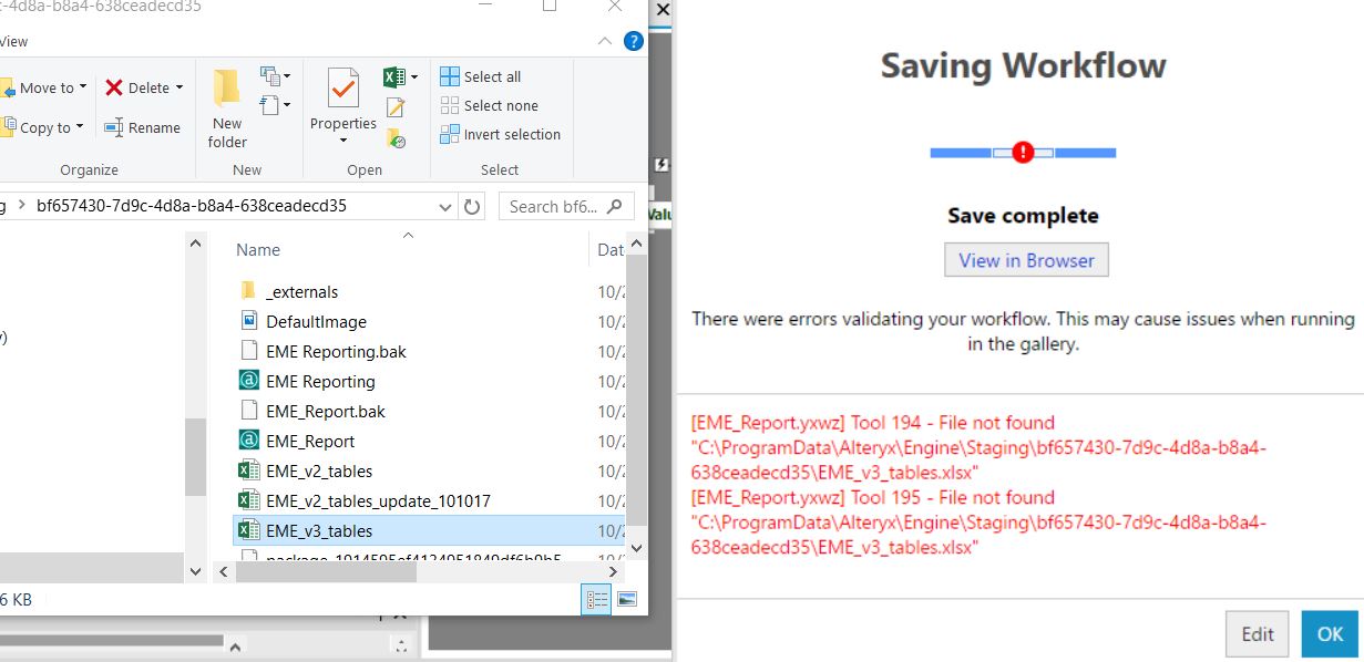 Error "File Not Found" when Publishing to Gallery - Alteryx Community