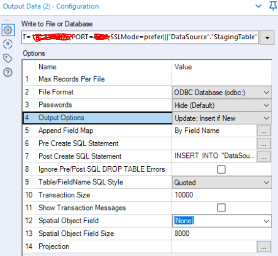 Faster pgadmin Bulk Loader Update ? - Alteryx Community