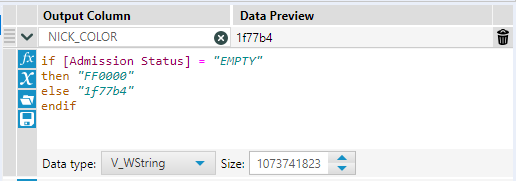 Solved: Interactive Chart: assign color to single data poi... - Alteryx ...