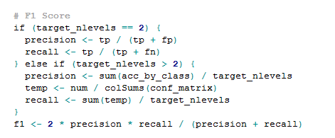 how is F1 score calculated in the model comparison... - Alteryx Community
