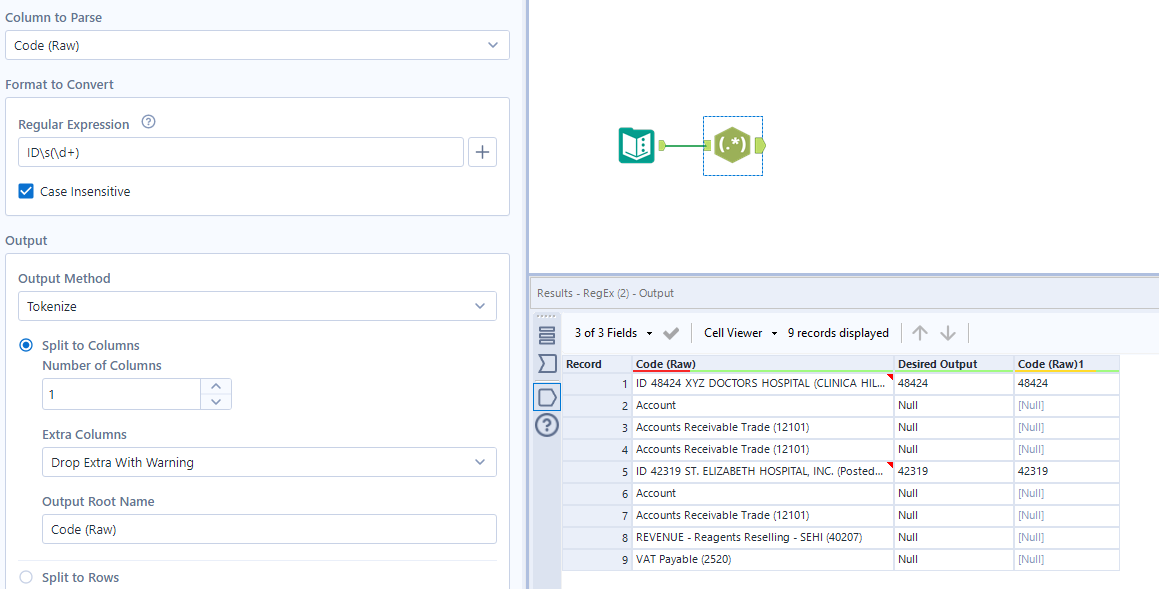 REGEX PARSE CODE - Alteryx Community