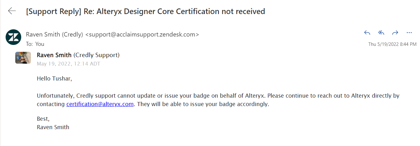 Alteryx Designer Core Certification - Alteryx Community