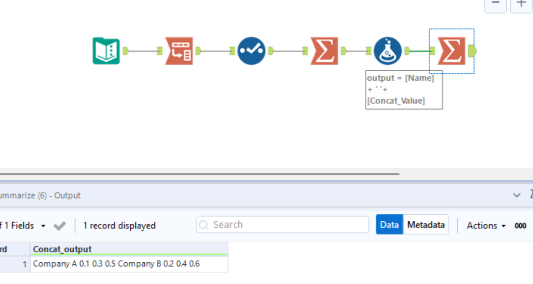 Solved: To convert table to text - Alteryx Community