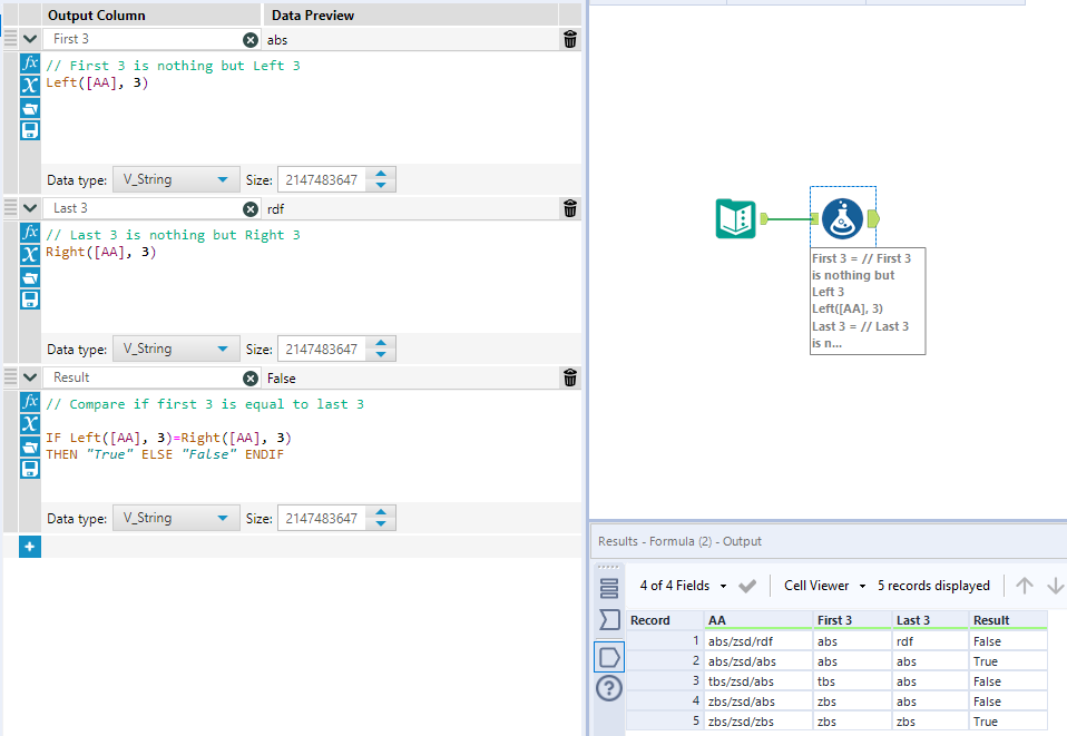 Solved: Find True and False - Alteryx Community