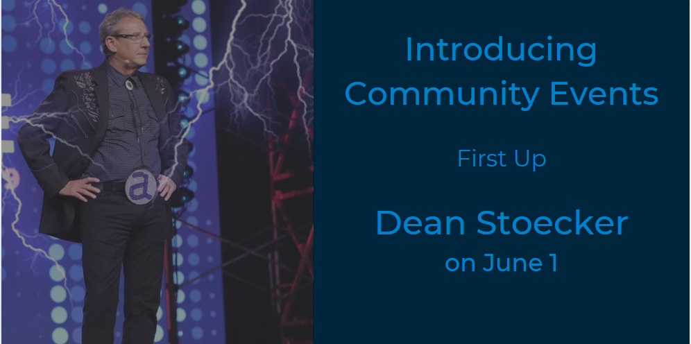 Introducing Community Events: First up, Dean Stoec... - Alteryx Community