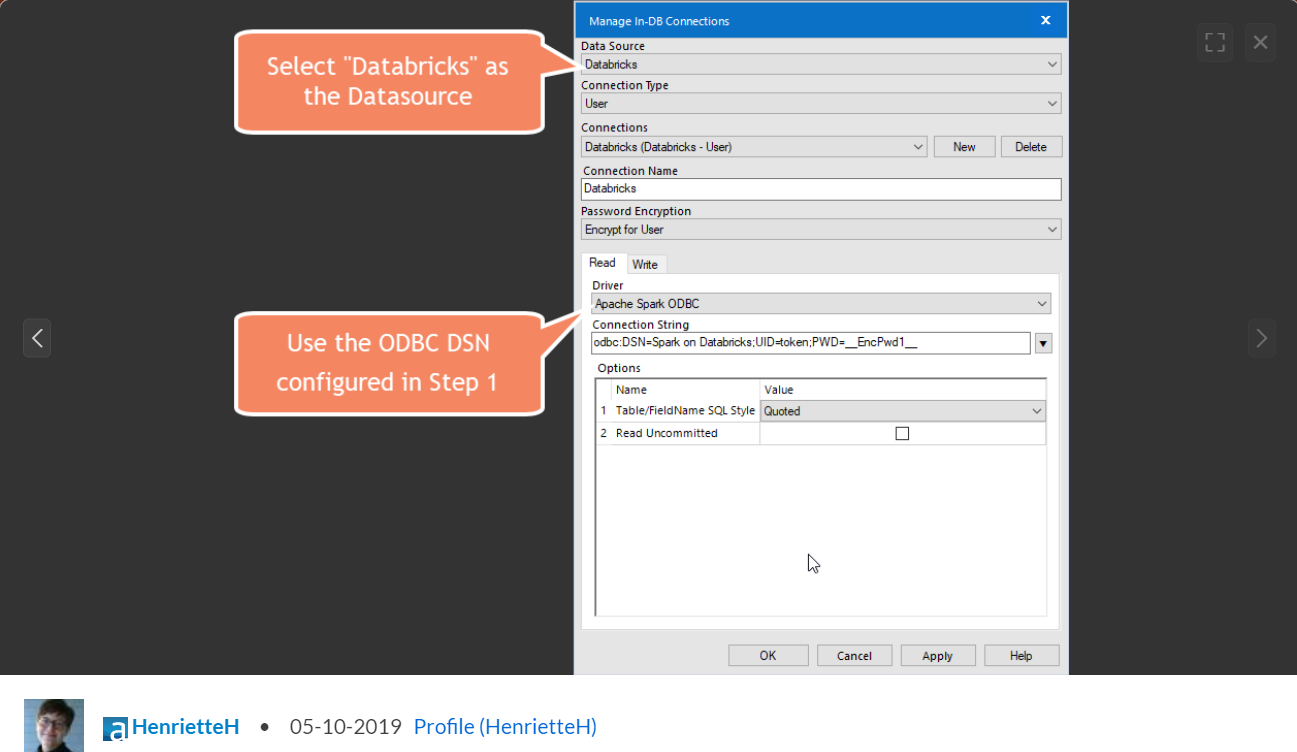 Connection to Databricks from Alteryx - Alteryx Community