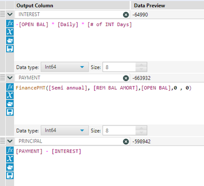 Solved: Repeating Formula + Multi Formula tool - Amortizat... - Alteryx Community