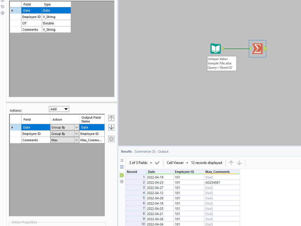 Solved: Find Out Unique Value based on condition - Alteryx Community