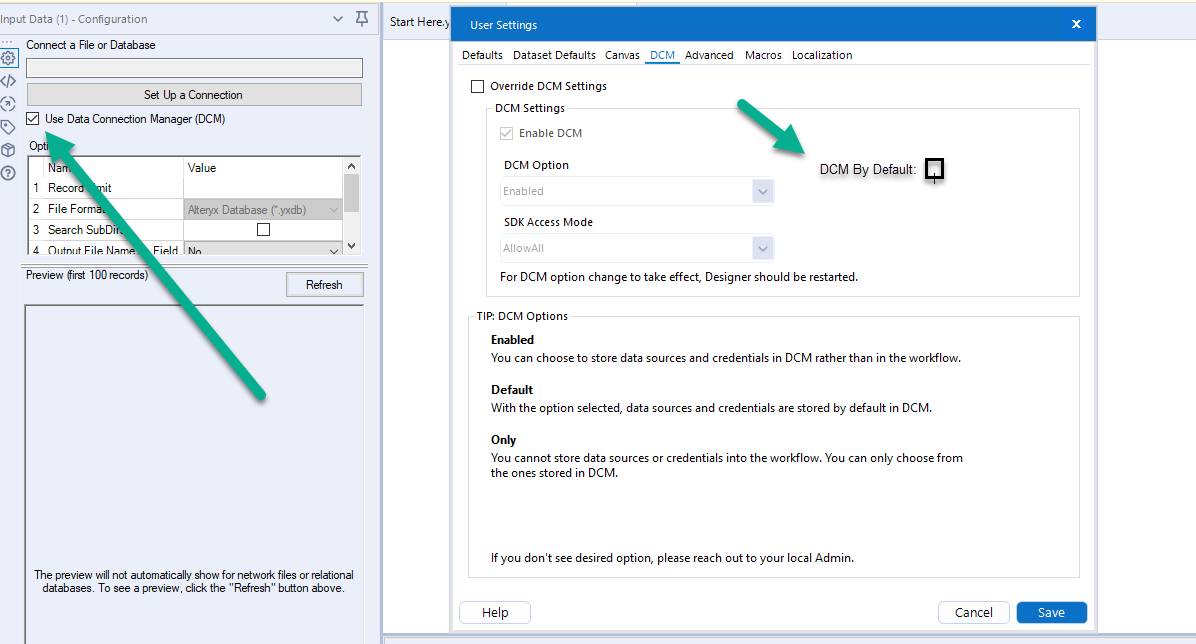 DCM Connections on Data Connections - Alteryx Community