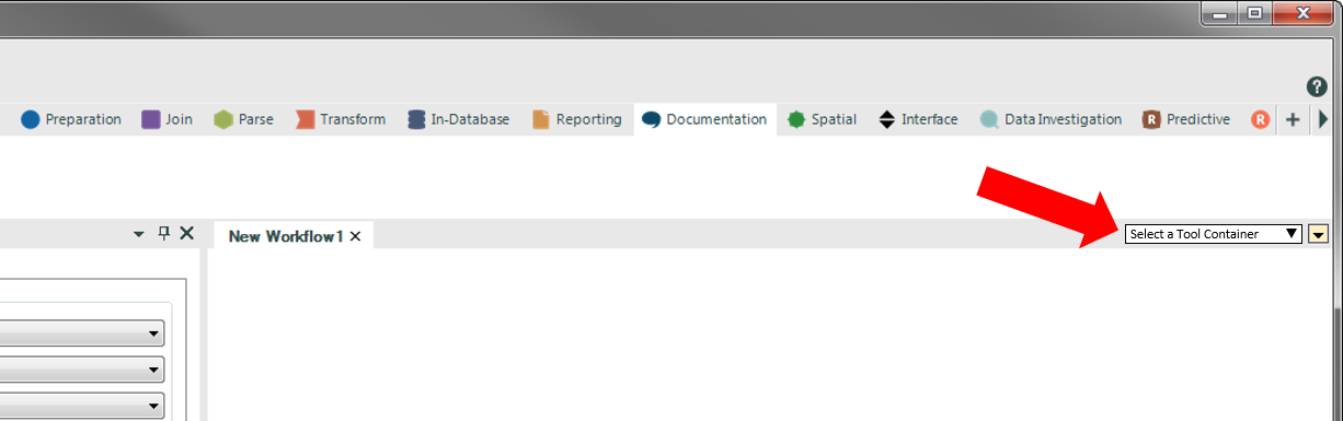 Navigating the Canvas: Tool Container selection li... - Alteryx Community