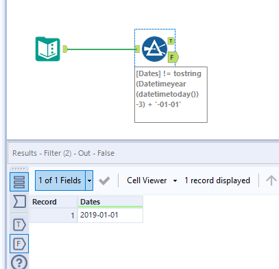 Solved: Filtering out data prior to Jan 1st, 3 years ago - Alteryx ...