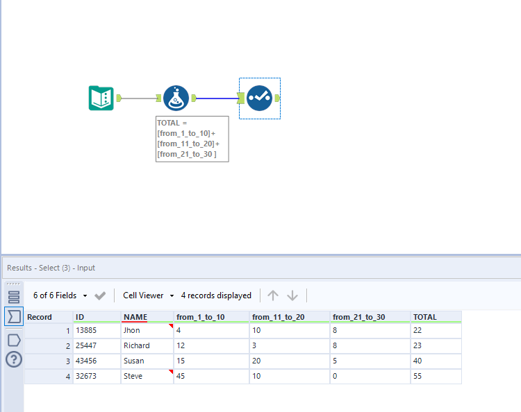 New Total Column - Alteryx Community