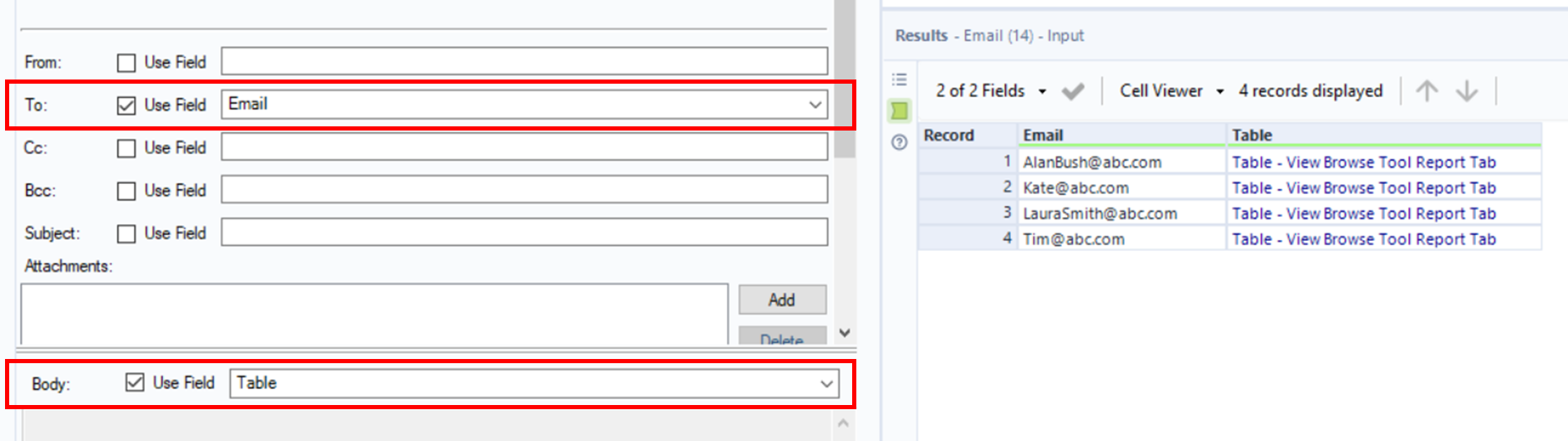 conditional sending emails - Alteryx Community