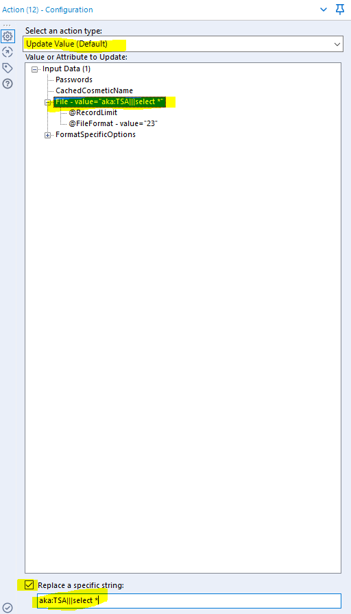 Update Query from Input Data Tool - Alteryx Community