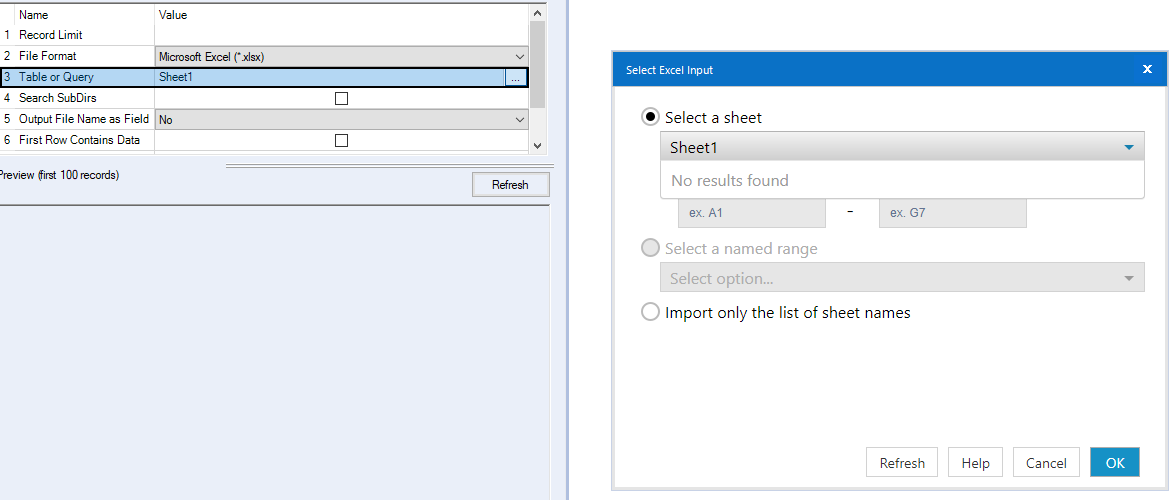 Input data does not match sheet - Alteryx Community