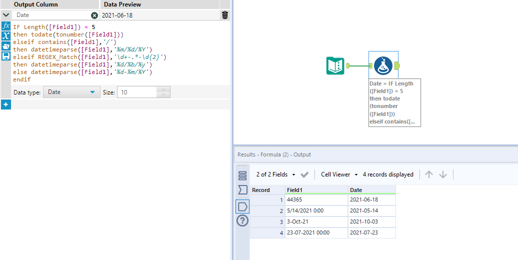 Solved: Multiple date formats in one column - Alteryx Community