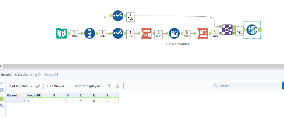 Shift multi columns with Multifield function - Alteryx Community