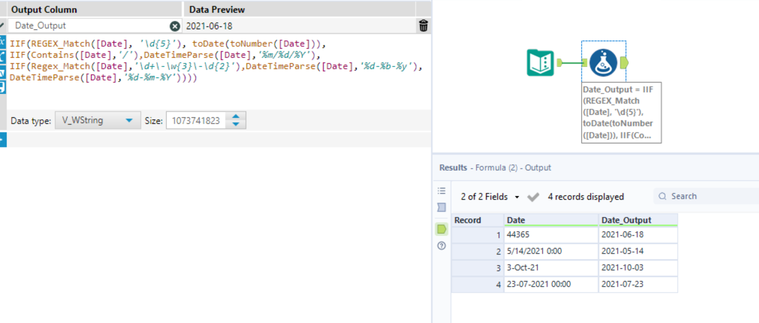 Solved: Multiple date formats in one column - Alteryx Community