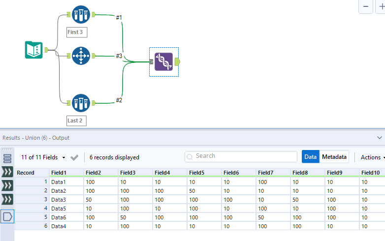 Solved: Change Row position in a table - Alteryx Community