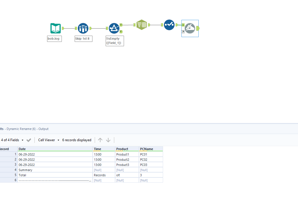 Solved: How to import non standard log file? - Alteryx Community