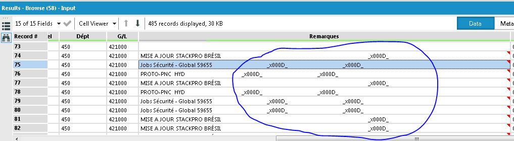 Solved: Removing invalid character - Alteryx Community