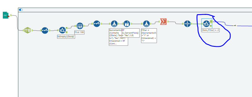 Solved: Workflow Continuation Based on the filter - Alteryx Community