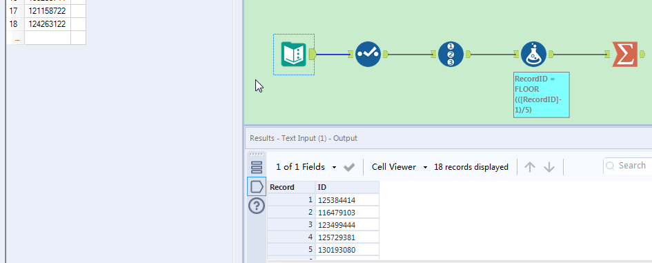Solved Concatenate Every 5o String Values Then Start Over Alteryx