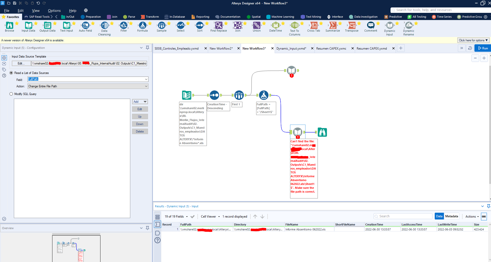 Solved: Dynamic Input Data - Alteryx Community