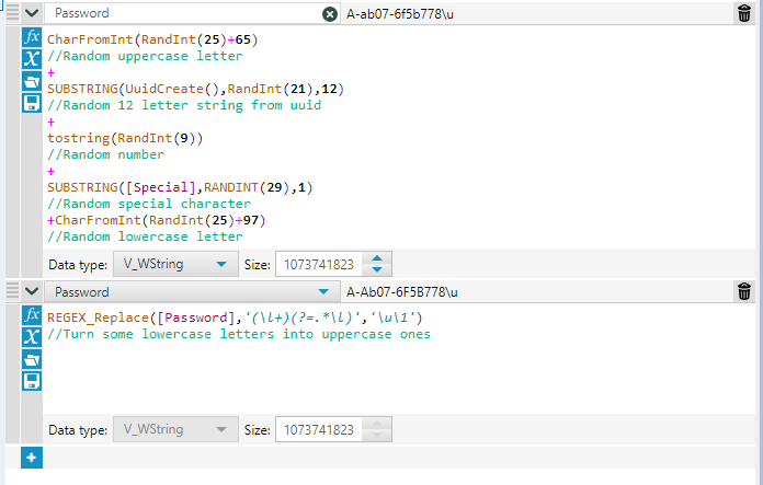 Solved: Generate a Random Password Field in Dataset - Alteryx Community