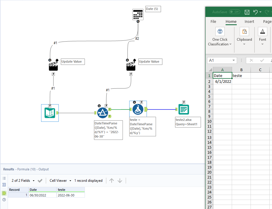 Calendar Interface tool not updating Output tool - Alteryx Community