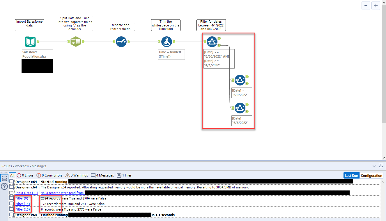 Solved Issue With Filter Not Capturing Certain Dates With Alteryx