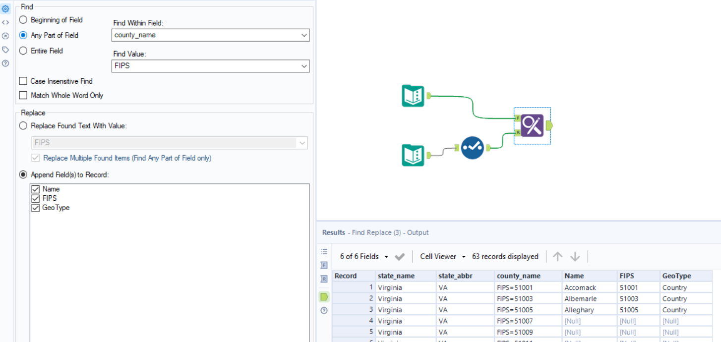 Solved: Replacing data from one file to another - Alteryx Community