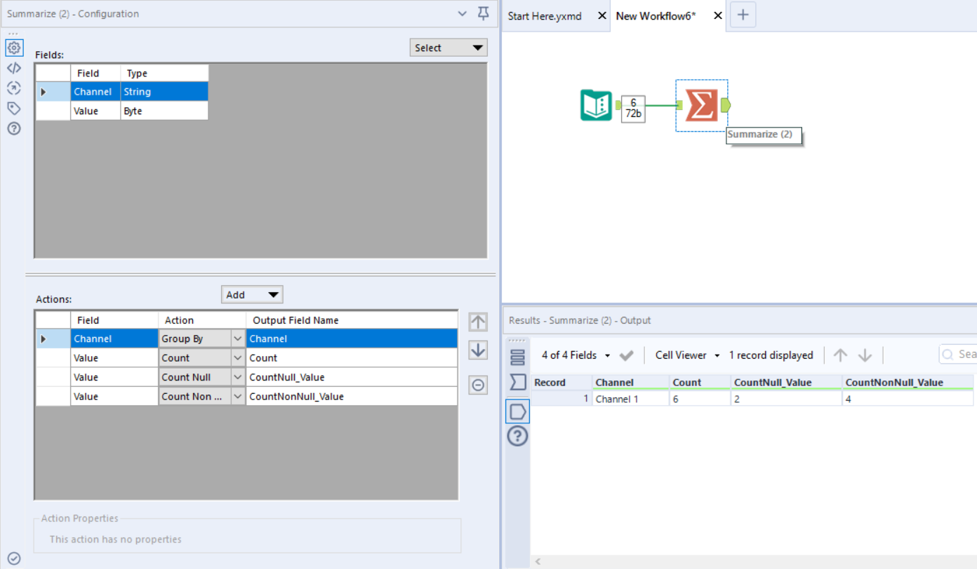 Need to know Channel and Its Variable Null Values ... - Alteryx Community