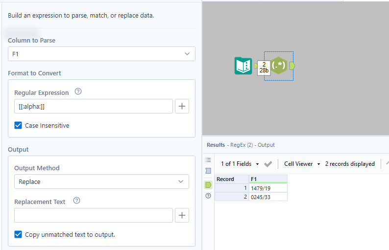 Solved: Remove text from a string field - Alteryx Community