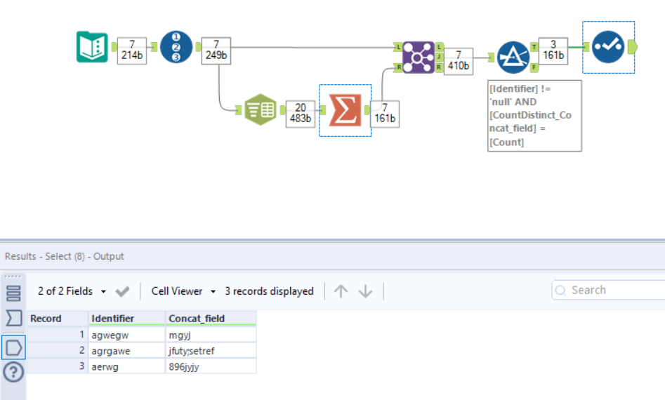 Solved: Removing Duplicate & Null - Alteryx Community