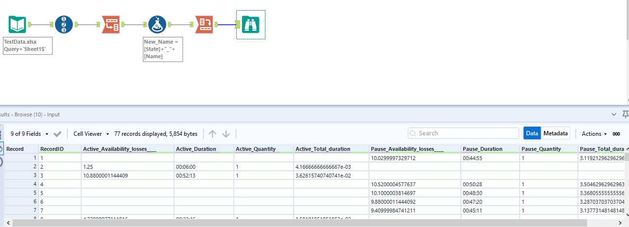 Solved: Configuring cross-tab/transpose combo - Alteryx Community