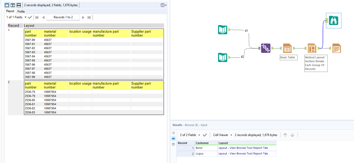 How to add extra row with reporting tools - Alteryx Community