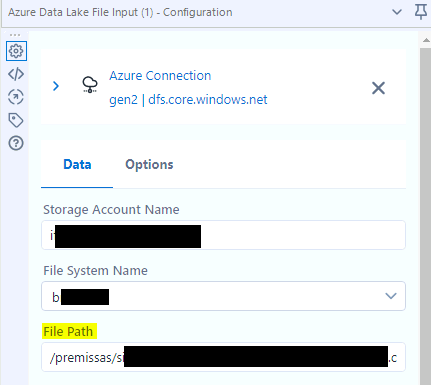 How to get file path/file name when using ADLS inp... - Alteryx Community