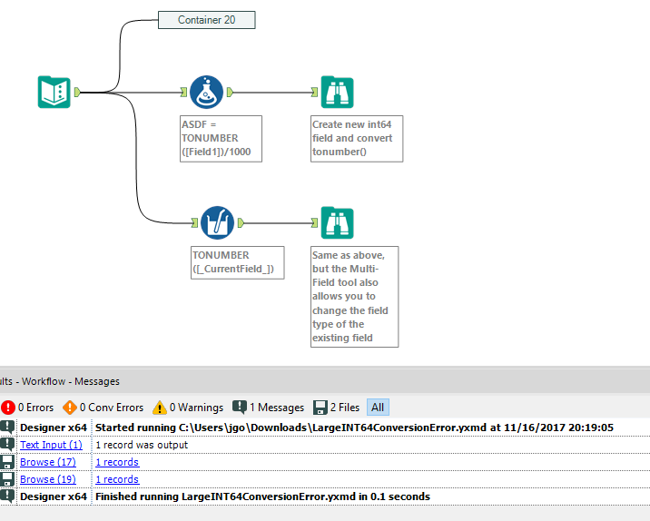How does the Formula tool handle large numbers in ... - Alteryx Community