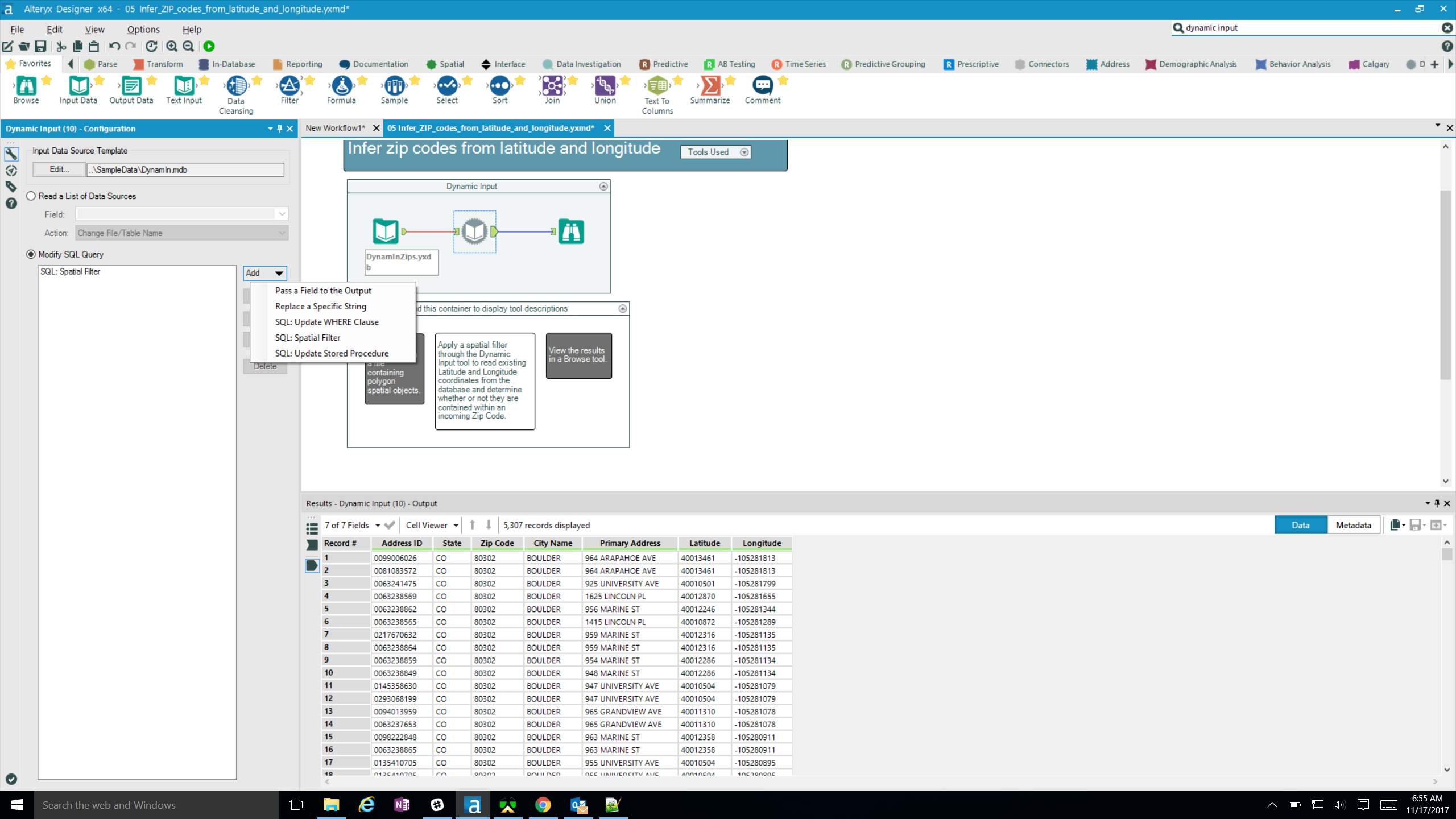 Solved Examples For Connecting And Querying Gis Data From Alteryx