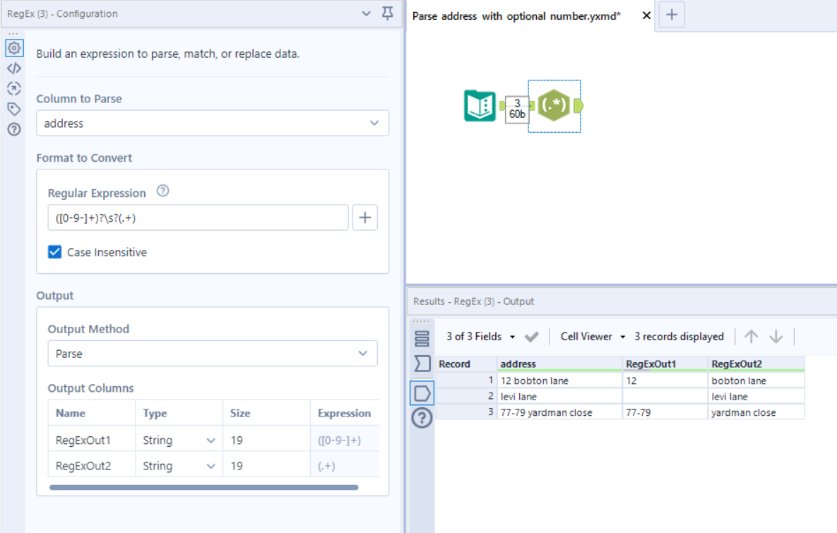 Solved: Reg Ex tool Parse - Alteryx Community